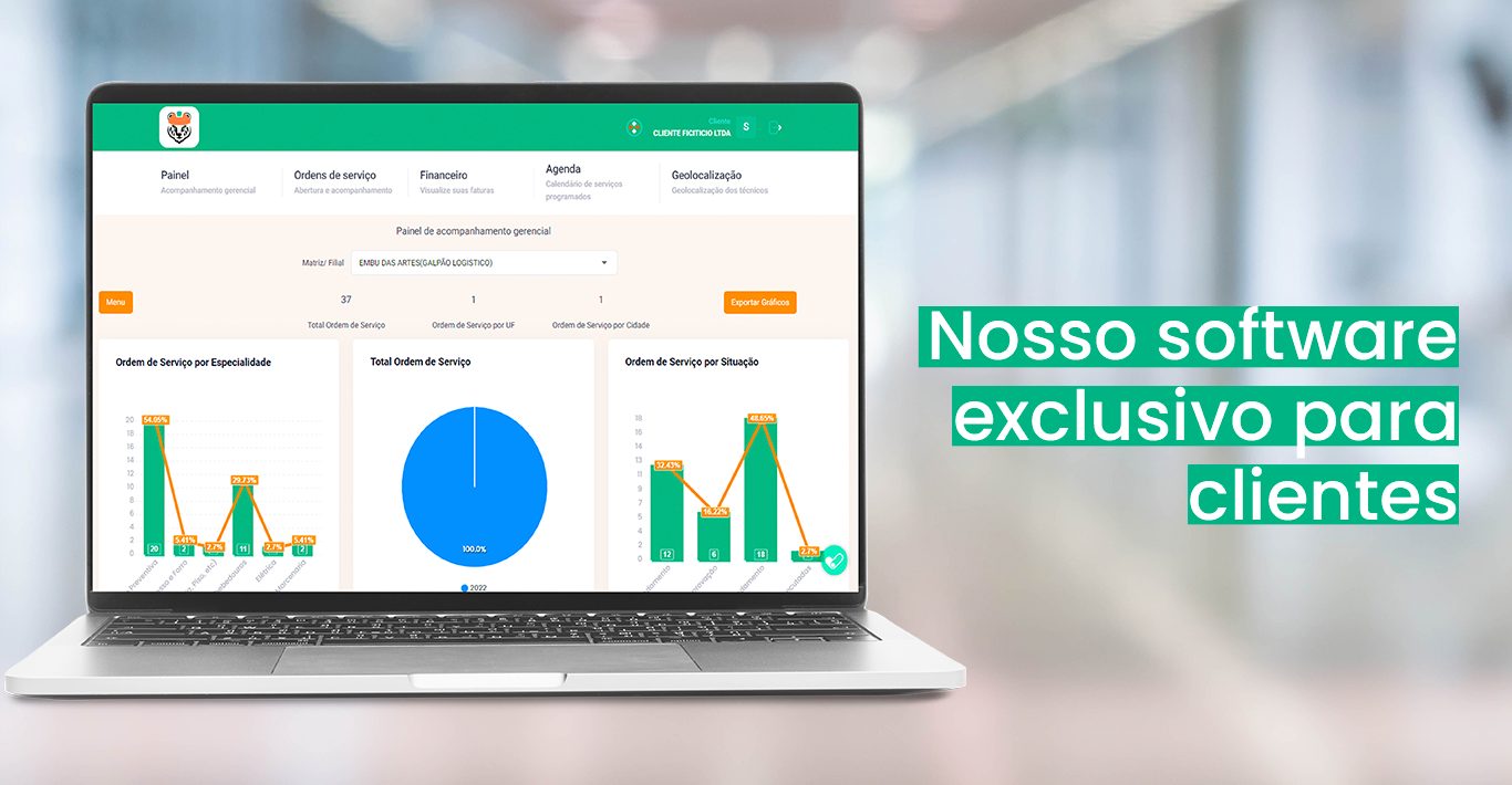 Conheça o nosso software de gerenciamento exclusivo para clientes ...